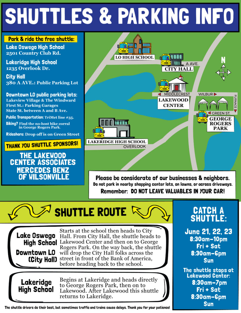 Exhibit and Shuttle Maps – Lakewood Center for the Arts